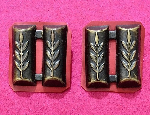 Army of Israel IDF Pair 1st Leutenant Rank Badges Insignia Old Type Set ...