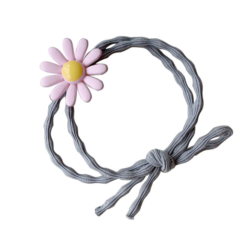 Small Flower Hair Tie Hair Ring Elastic Rubber Band Hair Accessories ...