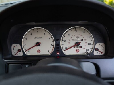 For MG MGF / MG TF 95-05 Dashboard Gauge Dash Chrome Dial Aluminium ...