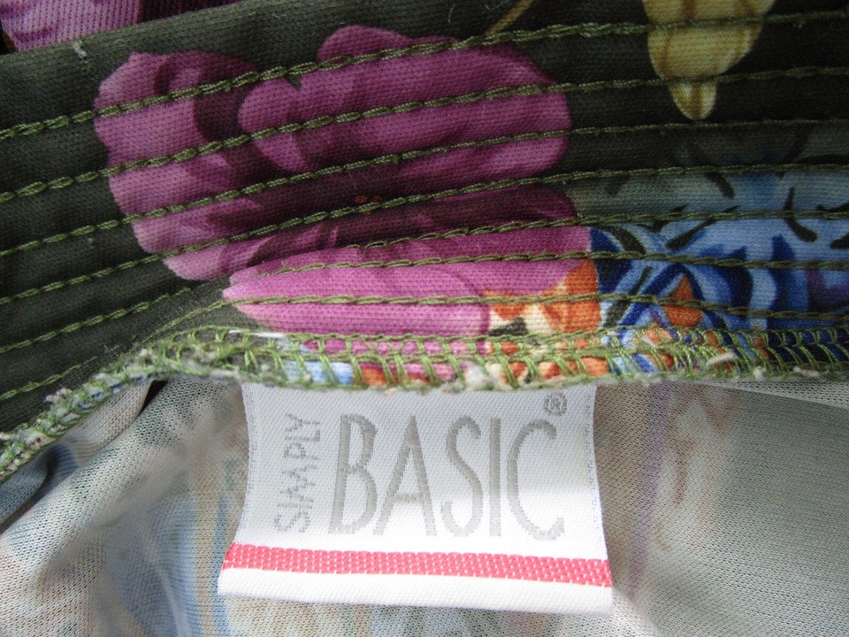 Vtg Simply Basic Mrs. Roper Party Brown Floral MuuMuu Caftan Tiki House ...