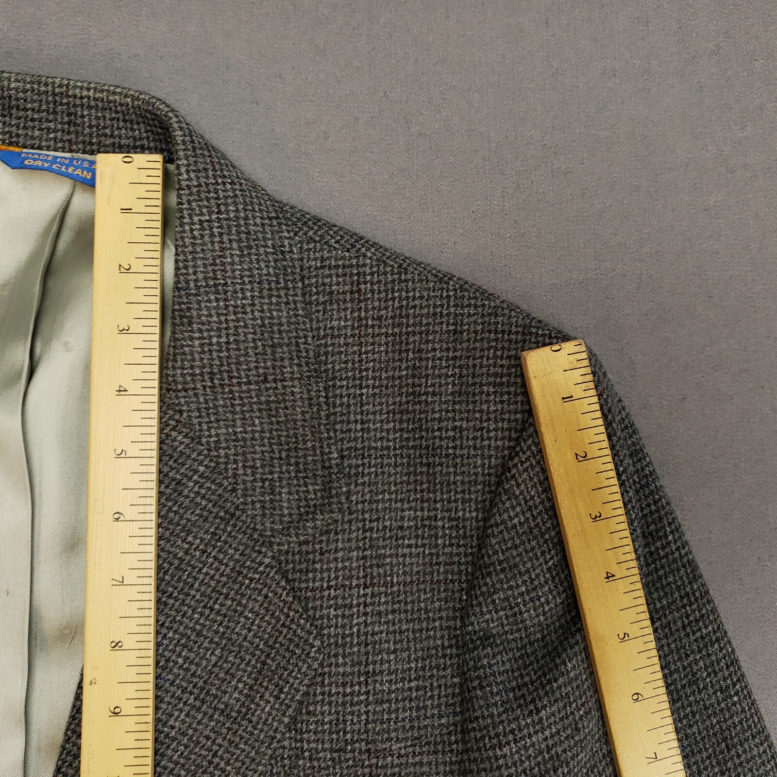 Pendleton USA Vintage Tweed Blazer Mens 40L Wool Houn… - Gem