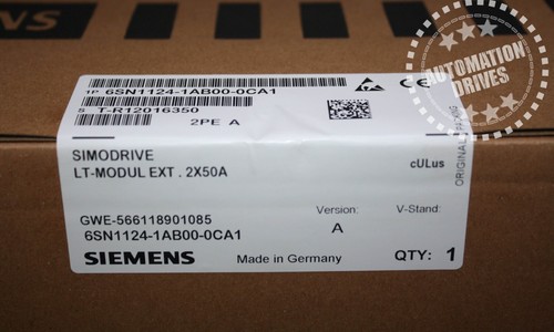 *NEW IN BOX* SIEMENS SIMODRIVE 611 POWER MODULE, 2-AXIS, 50A, 6SN1124 ...