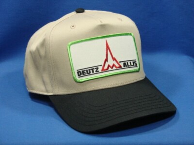 Deutz Allis Tractor Hat - Black & Khaki Solid- Snapback | eBay