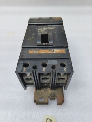 Square D KA36150 150AMP 600V 3 POLE I Line Circuit Breaker Black Frame ...