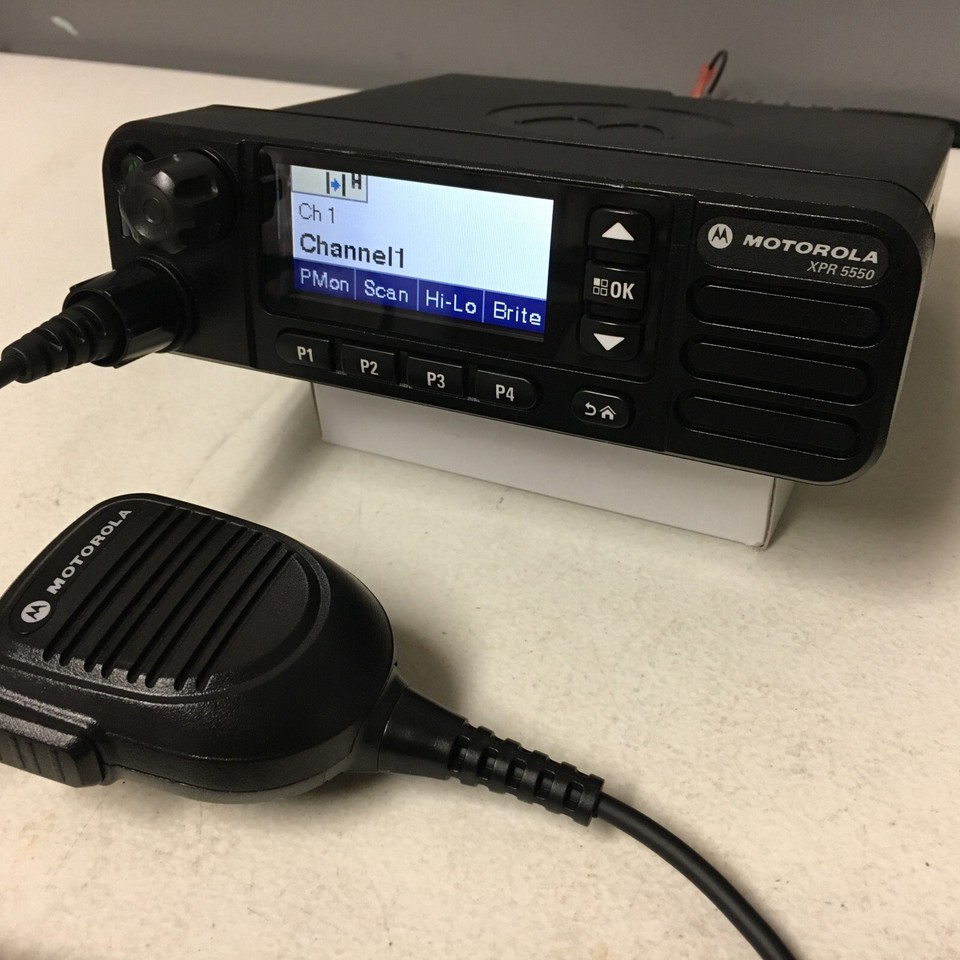 MOTOROLA XPR5550 UHF 403-470MHz AAM28QNN9KA1AN MOTOTRBO DMR LOADED ...