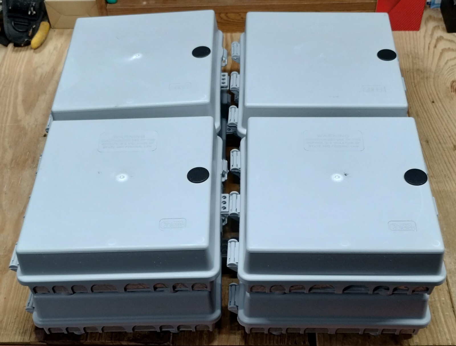 Cabletek 48CTE 9x9x3 Fiber Splice Demarcation Enclosure Splitter Boxes ...