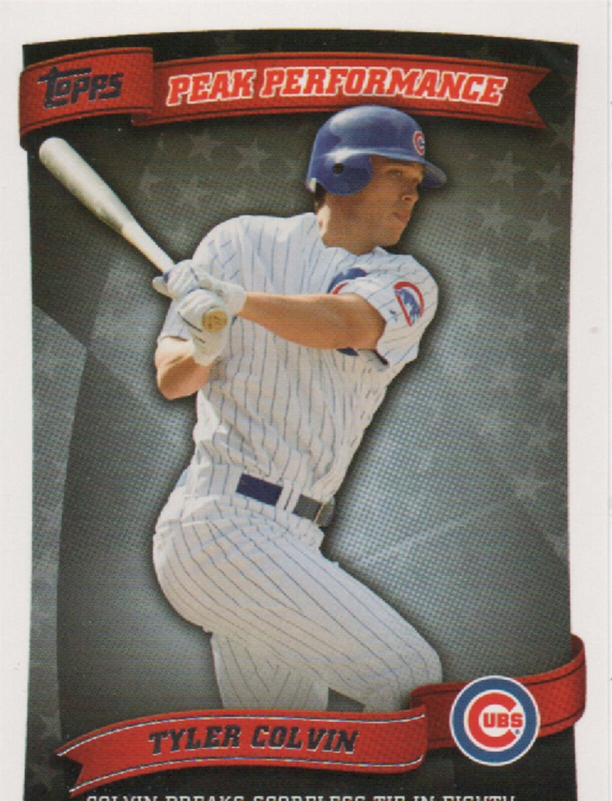 2010 Topps PEAK PERFORMANCE #120 Tyler Colvin Chicago Cubs insert 17 | eBay