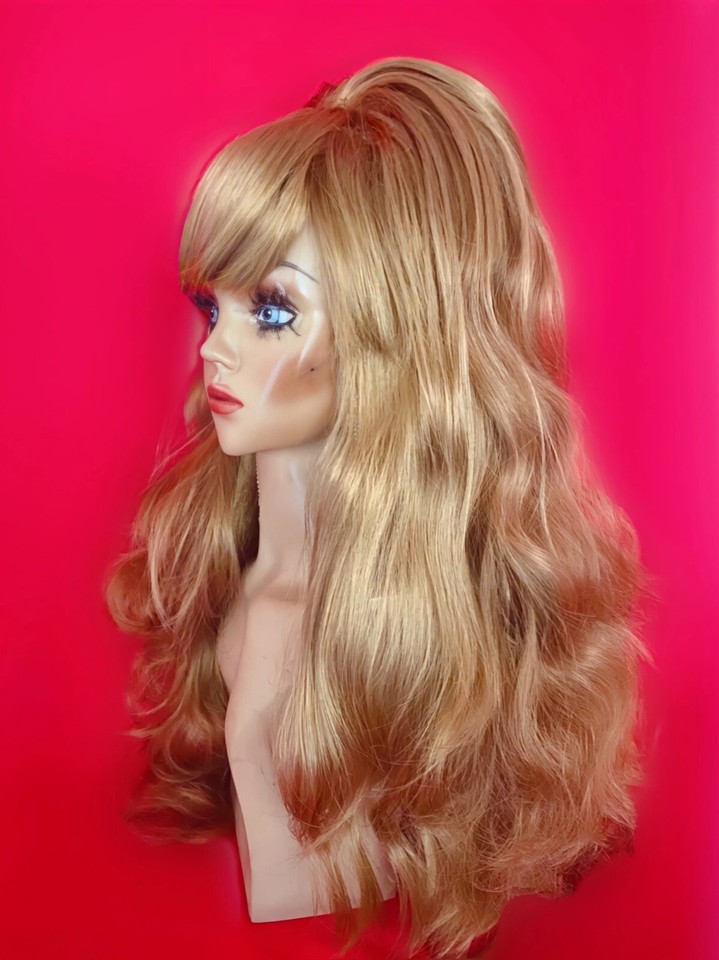 60s BRIGETTE BARDOT BEEHIVE Wig! Custom Costume Drag Queen Blonde ALL ...