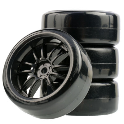 1/10 Rc Car Drift Wheels Tires Set For Hpi Rs4 Tamiya tt01e tt02 ...