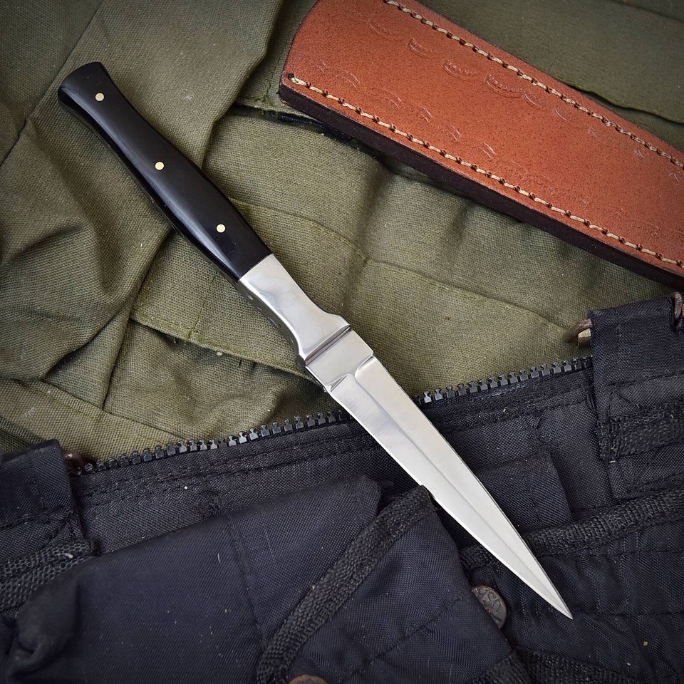 9” D2 Full Tang Fixed Blade Knife Survival Knife Camping Knife Hunting ...