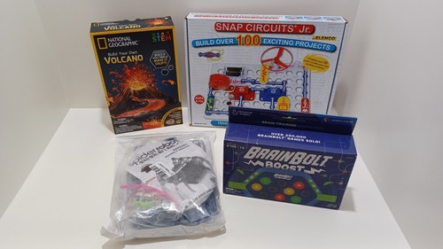 Lot of New Stem Toys Snap Circuit Jr - Brain Bolt Boost - Spider Robot ...