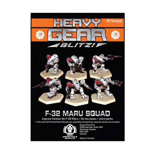 DP9 Heavy Gear Blitz! Caprice F-32 Maru Squad Pack New | eBay