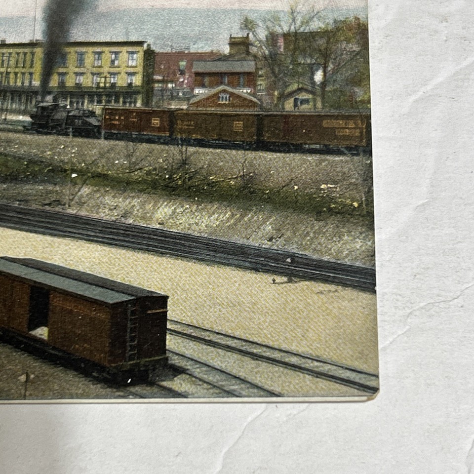 POSTCARD SCRANTON,PA UPPER LACKAWANNA AVE & LAUREL LINE R.R. STATION | eBay