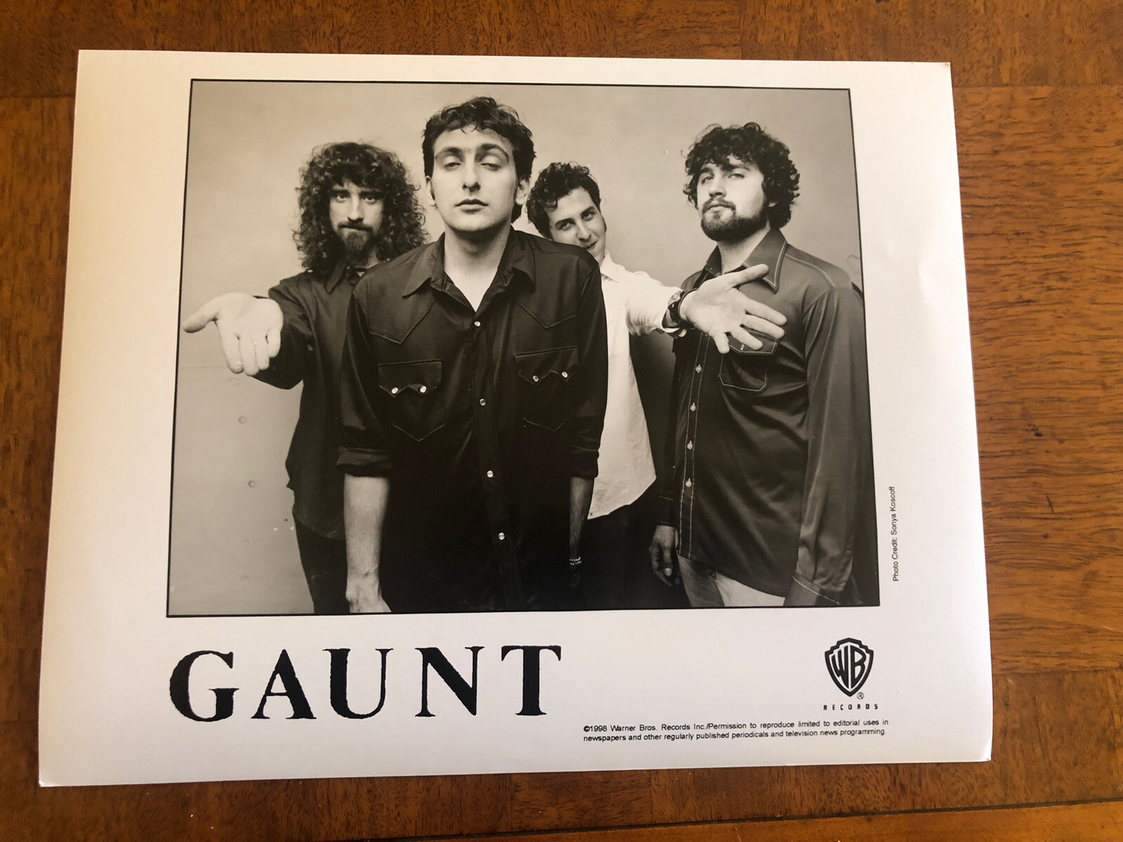 Gaunt Music Group Rare 8X10 Press Photo | eBay