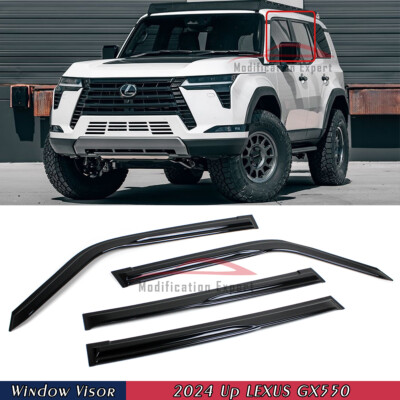 For 2024-2025 Lexus GX550 JDM Wavy Mugen Style Window Visor Rain Guard ...