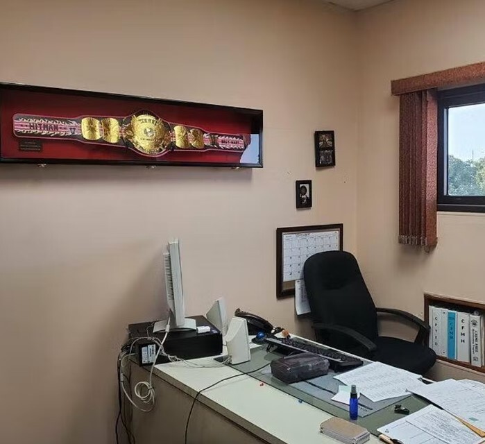 Wrestling Belt Display Case Solid Wood WWE MMA Boxing Championship ...