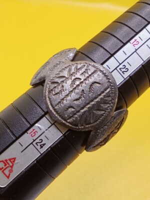 ANCIENT ANTIQUE RING RARE ROMAN SILVER COLOR WARRIOR VERY RARE | eBay