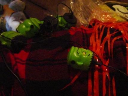 Vintage Hallmark FRANKENSTEIN Boo Blinkers String Lights Halloween ...