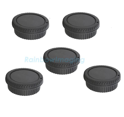 (5 Pcs) Rear Lens Covers +Body Sensor Protection Caps Canon DSLR "US ...