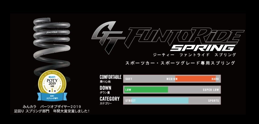 Tanabe GENUINE OEM Coil Springs Funtoride for Suzuki Swift Sport ZC33S ...