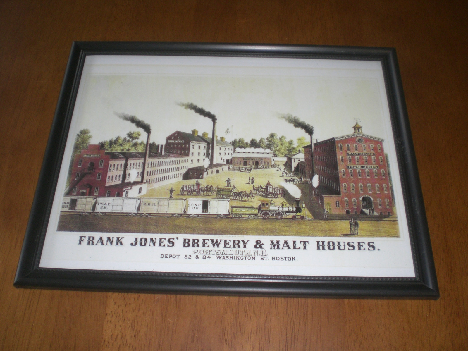 1800's FRANK JONES BREWERY & MALT HOUSES FRAMED PRINT | eBay