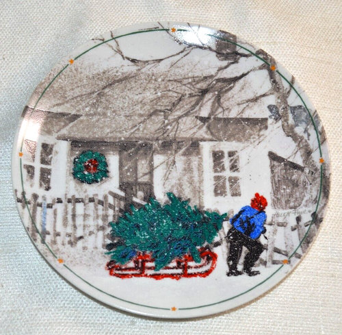 Helen Paul Collection 1992 Vandor Decorative Holiday Plate 7 3/4 Inch ...
