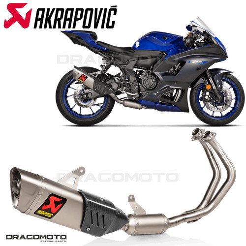 YAMAHA YZF-R7 2021-2022 Ligne complete AKRAPOVIC S-Y7R12-APT | eBay