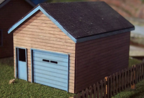 Osborn Model Kits 3026 N Scale Garage Craftsman Kit | eBay