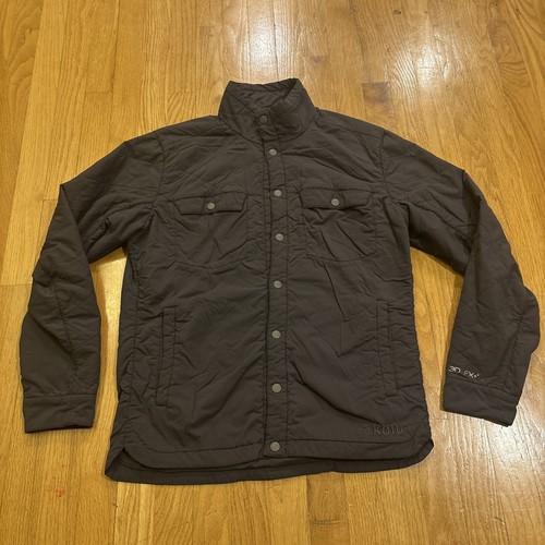 Kuiu Men's Large L Base Camp Insulated Snap Shirt 3DeFx + DWR quilted ...