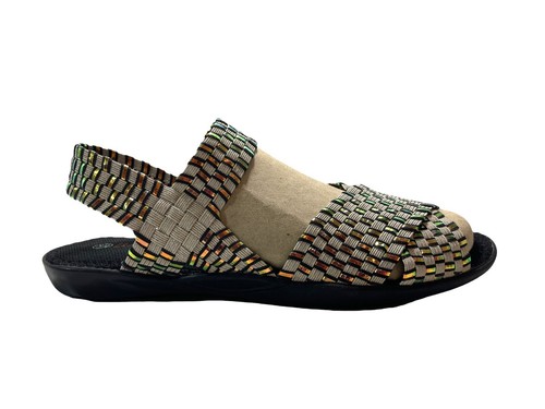 Bernie Mev. Women's Balmy Wedge Woven Slingback Comfort Sandals Size 8. ...