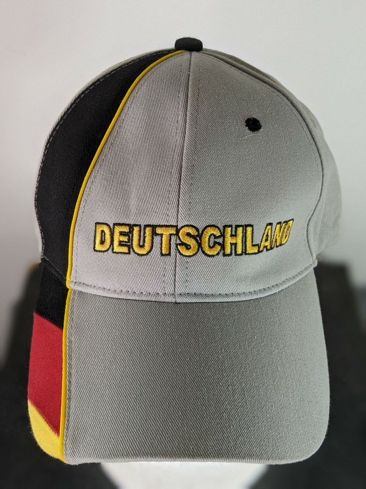Germany Hat Deutschland Adjustable Baseball Cap Gray Flag Embroidered ...