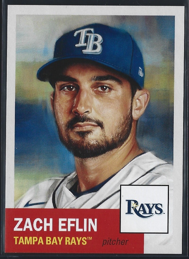 2024 Topps MLB® Living Set® # 698 ZACH EFLIN Tampa Bay Rays 1,216 ...