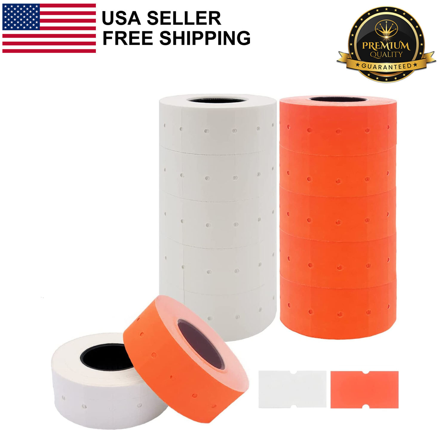 Motex 1 Line 10,000 Blank Price and Date Gun Labels For MX-5500 & Perco ...