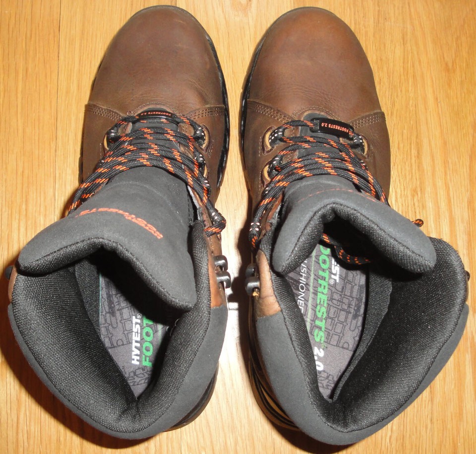 HYTEST FootRests 2.0 XERGY Men's Brown Nano Toe Safety Shoe Size 11.5 D ...