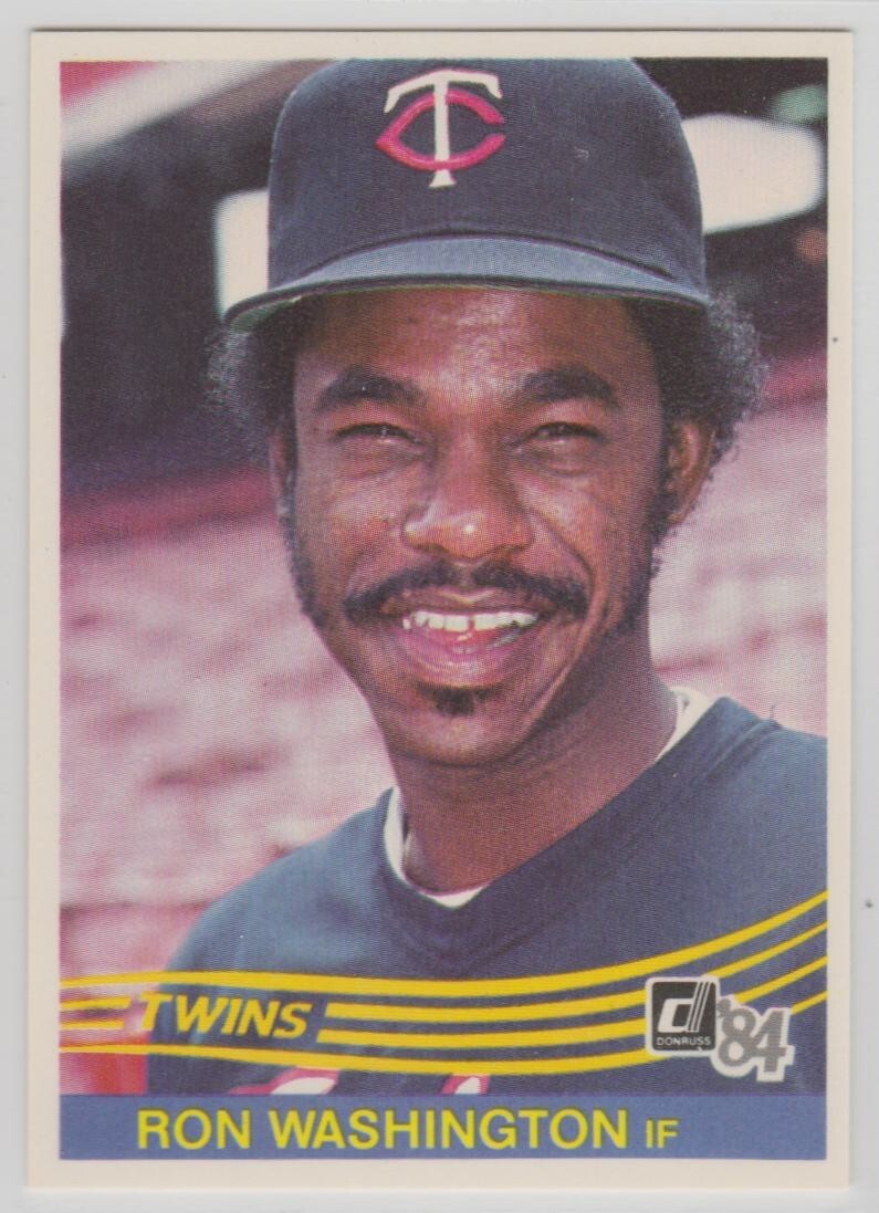 1984 Donruss #391 Ron Washington Minnesota Twins Angels Manager | eBay