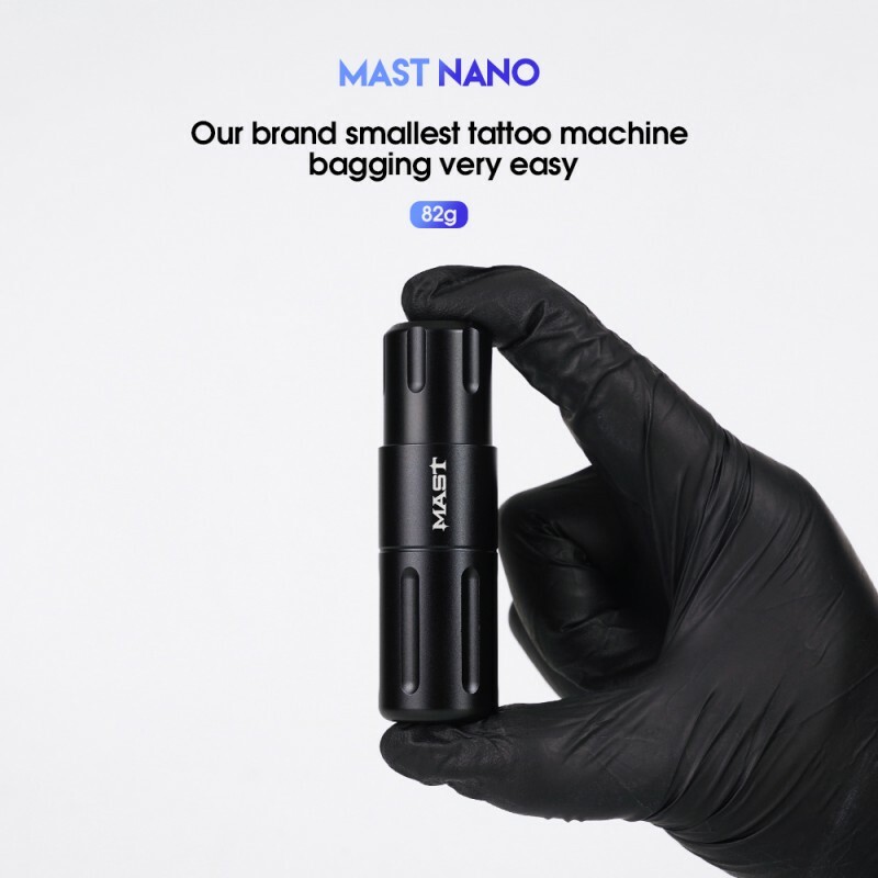 Mast Nano Tattoo Machine Kit Motor Rotary Makeup Pen Needles Power ...