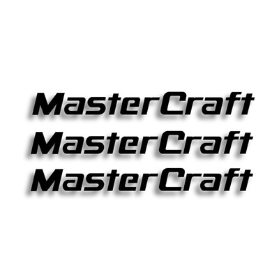 MasterCraft Boat Yacht Decals 2PC Set Vinyl High Quality New 64 ...