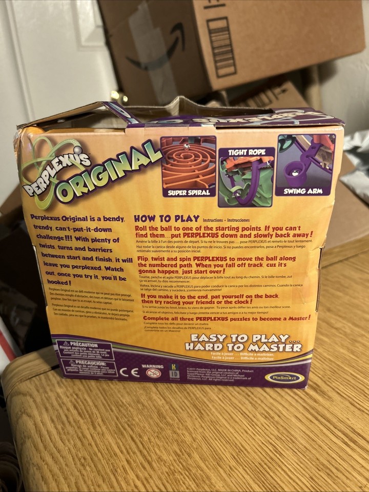 Perplexus Original Maze Craze Ball Brain Teaser New Old Stock CIB Damaged Box 185970000783| eBay