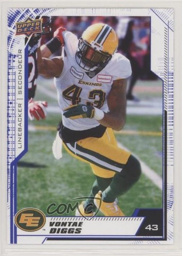 2020 Upper Deck CFL Blue Vontae Diggs #153 | eBay
