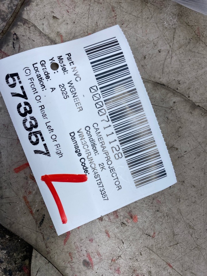 2025 Jeep Wagoneer S (C) Front Or Rear LH Or Rh Blind Spot Object ...