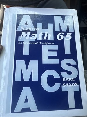 Saxon Math 65 (1994) 9780939798186| eBay