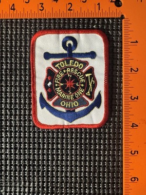Toledo Ohio Fire Department Marine One Patch | eBay
