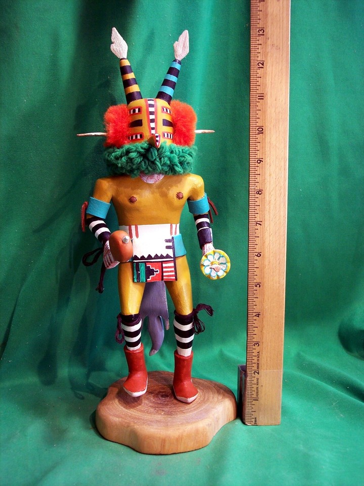 Hopi Kachina Doll -Mahu, the Cicada Kachina by Martin Dallas - Gorgeous ...