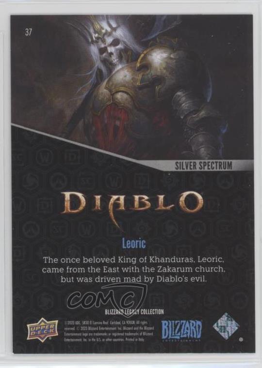 2023 Upper Deck Blizzard Legacy Collection Silver Spectrum Leoric #37 ...