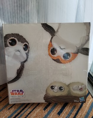 SDCC 2018 HASBRO STAR WARS FORCES OF DESTINY CHEWBACCA & PORG FAMILY ...