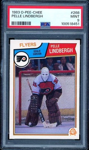 Pelle Lindbergh Rookie Card 1983-84 O-Pee-Chee #268 PSA 9 | eBay