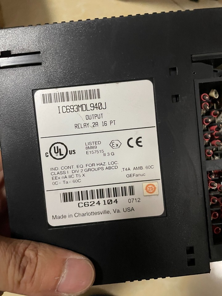 GE FANUC 16PT Relay Output Module IC693MDL940 | eBay