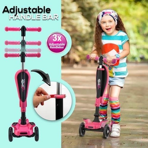 Hurtle HURFS66 3 Wheeled Scooter for Kids - 2-in-1 Sit/Stand, Adjustable Height | eBay