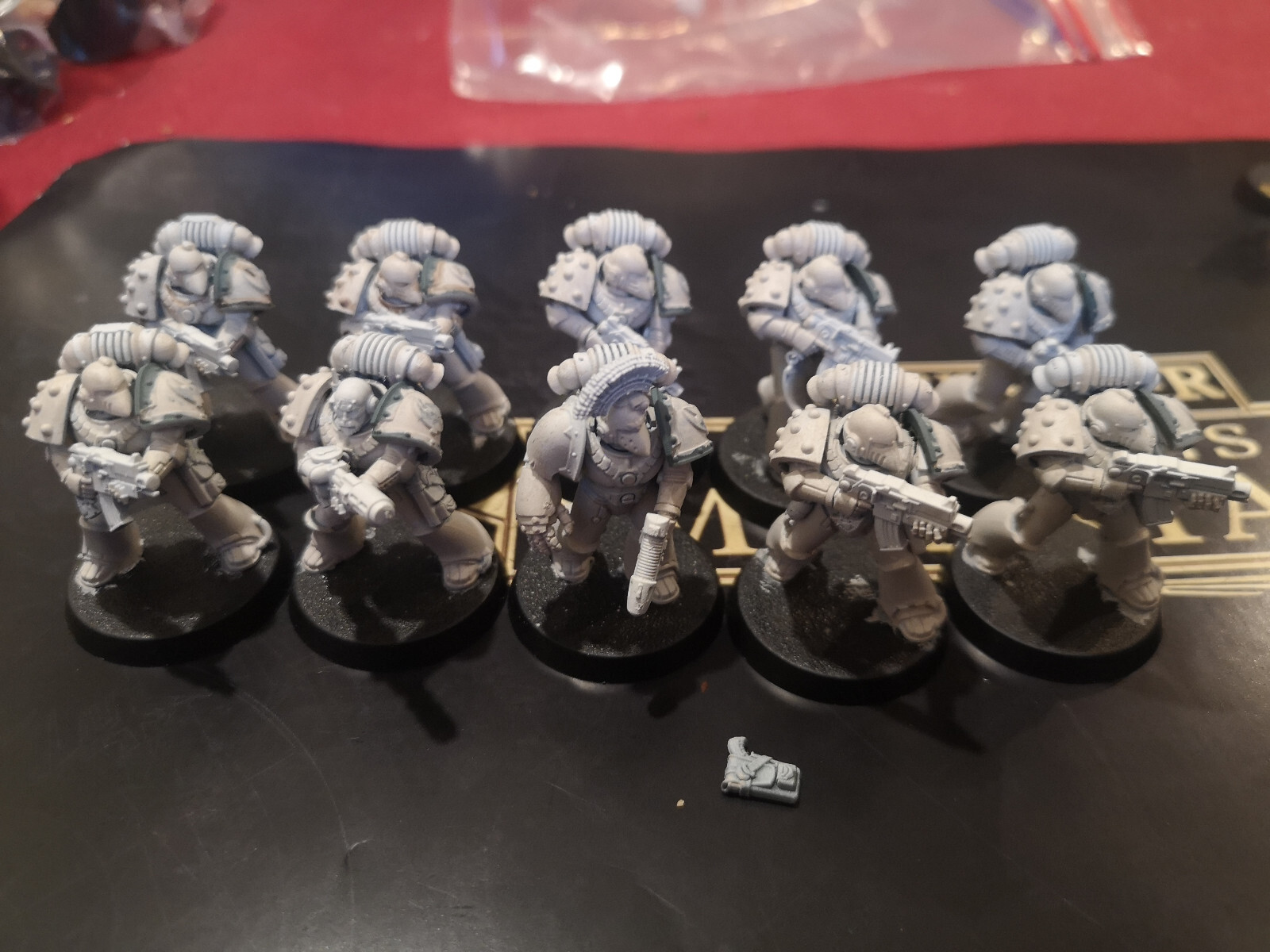 Horus Heresy Warhammer 30k Lunar Wolves Mark 6 Tactical x10 Resin ...