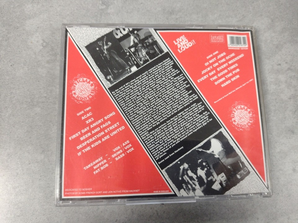 Hardskin : Live and Loud and Skinhead CD Hard Skin Punk Oi Album | eBay